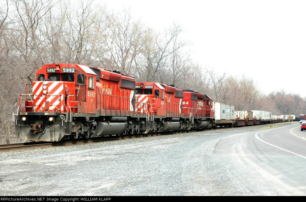 NS 30J CP 5992 at MP 260 below Sunbury